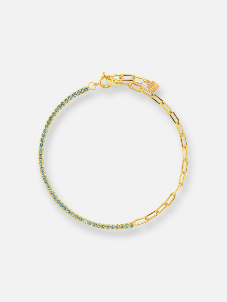 18K RIO DE JANEIRO BLUE de Voyage Luxe Gold Chain – Saint Luca Jewelry
