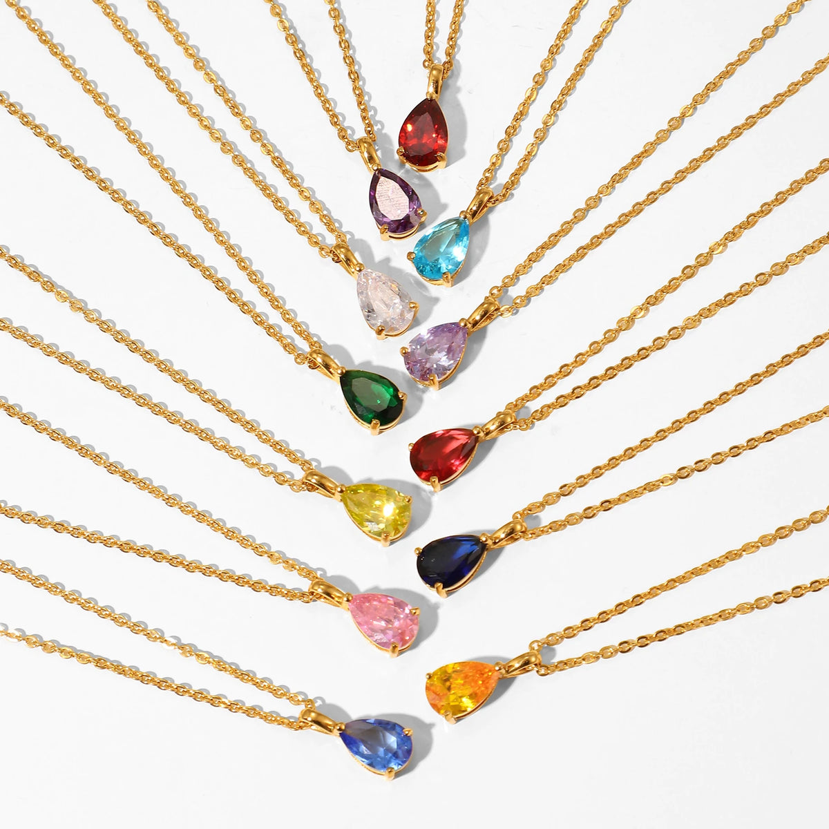 SAINT LUCA BIRTHSTONE NECKLACES - Saint Luca Jewelry